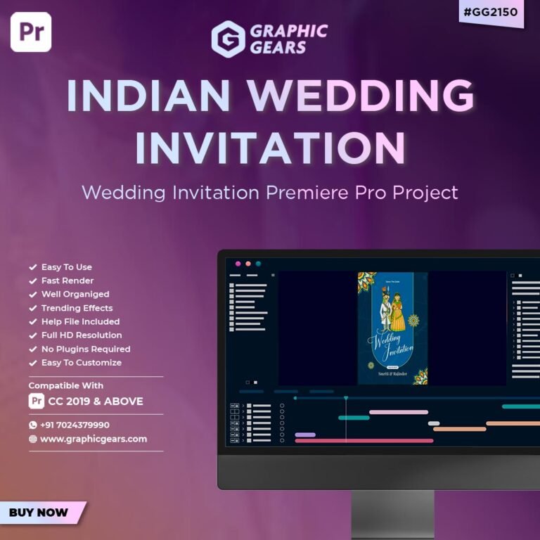 Premiere Pro Wedding Invitation Template – Wedding Invitation Project ...