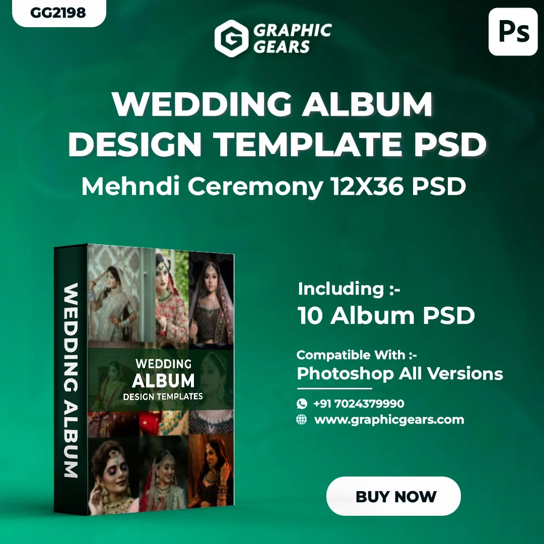Download Wedding Album Design PSD Templates 2024 12X36, 49% OFF